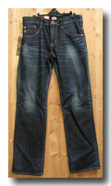 エドウィン 503 BLUE TRIP BTD002 レザーフラップストレート ジーンズネシ